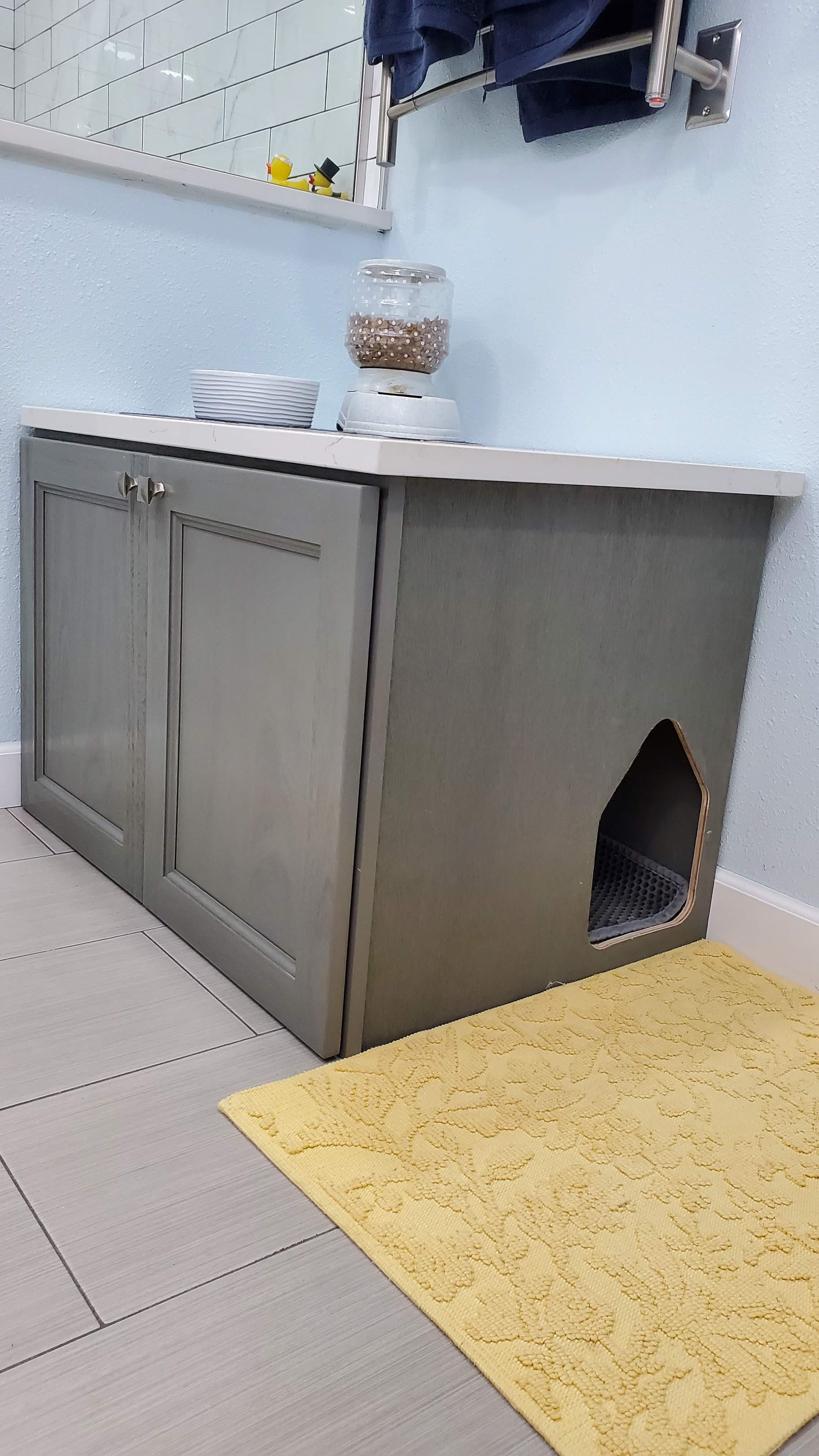 Midtown Grey Custom Cat House – Slater Cabinets & More